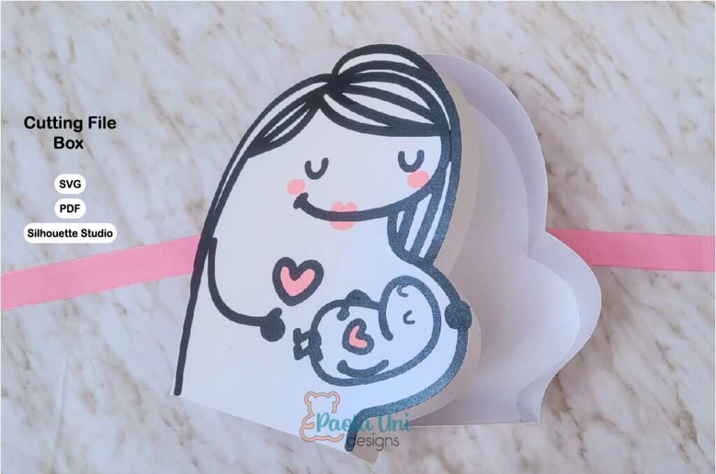 Caja personaje Flork embarazada - Paolaunidesigns