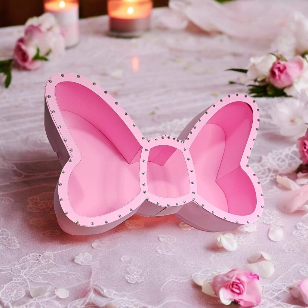 Archivo Para Recortar Y Armar Caja En Forma De Lazo Paolaunidesigns